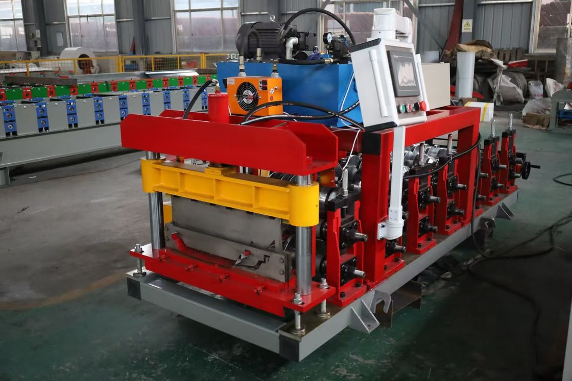 Portable Double Lock Standing Seam Roof Panel Roll Forming Machine with ...