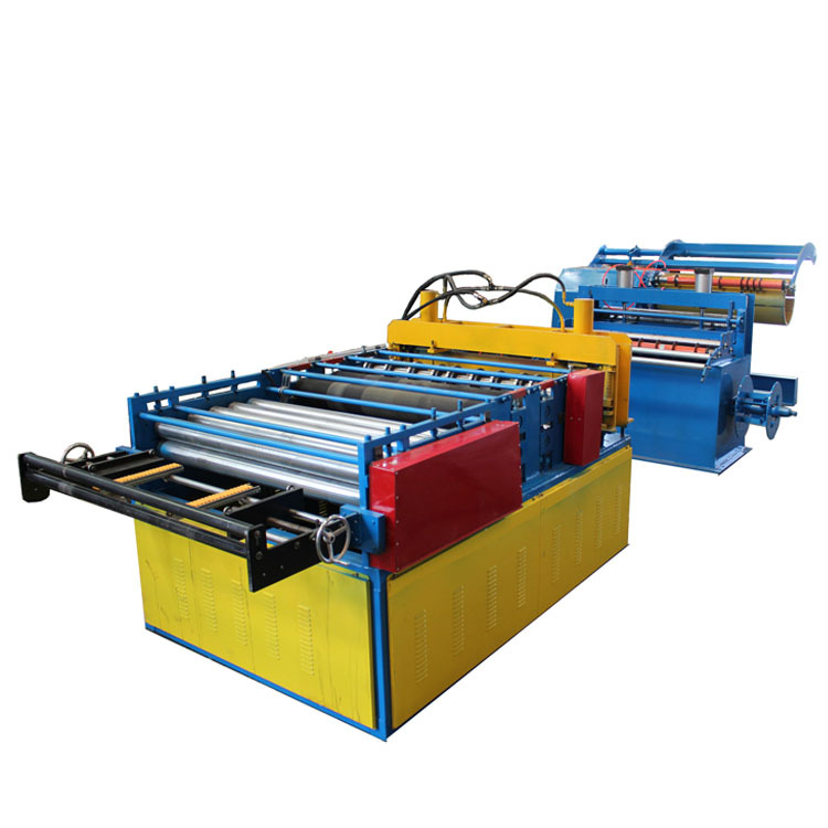 Automatic Cuting To Length And Slitting Line With Razor Blade Slitting ...